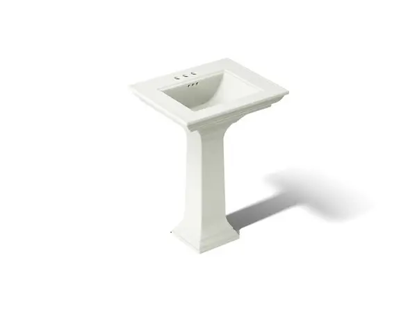 KOHLER Memoirs Stately 25" Rectangular Pedestal Bathroom Sink - One-color