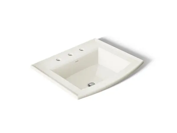 KOHLER Archer 22-3/4" Rectangular Drop-in Bathroom Sink - One-color