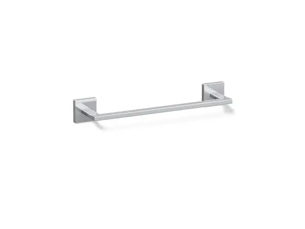 KOHLER Square 12" Towel Bar - Polished Chrome