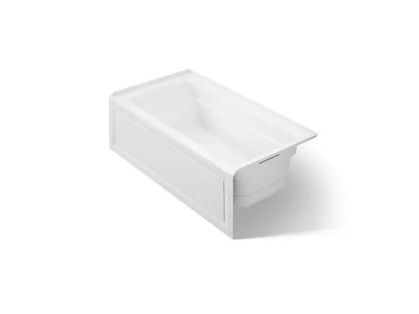 KOHLER Archer 60" X 32" Alcove Heated Bubblemassage Air Bath, Right Drain - One-color