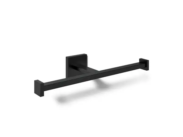 KOHLER Square Double Toilet Paper Holder - Matte Black