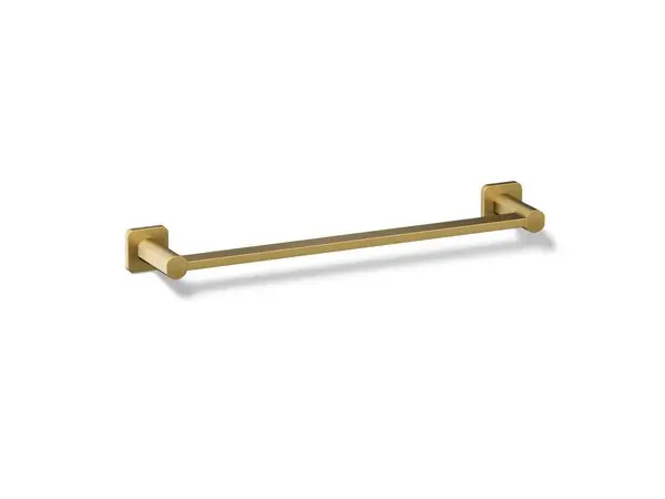 KOHLER Parallel 18" Towel Bar - Vibrant Brushed Moderne Brass
