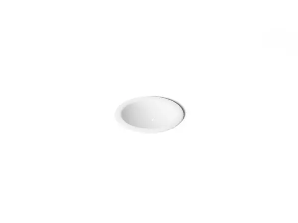 KOHLER Compass 13-1/4" Round Drop-in/undermount Bathroom Sink, No Overflow - One-color