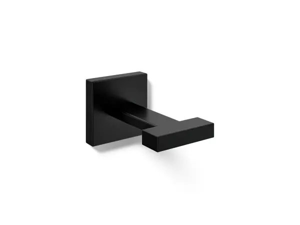 KOHLER Square Robe Hook - Matte Black