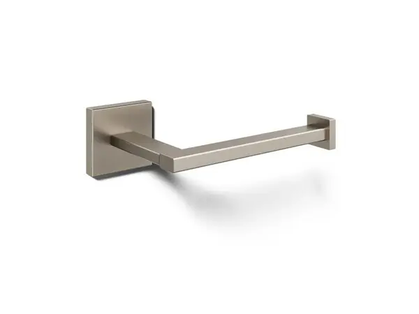 KOHLER Square Toilet Paper Holder - Vibrant Brushed Nickel