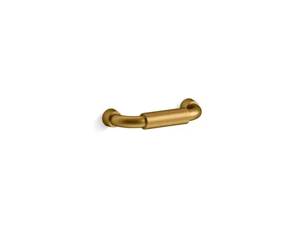 KOHLER Tone 3" Cabinet Pull - Vibrant Brushed Moderne Brass