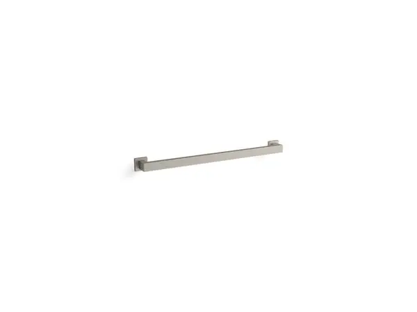 KOHLER Square 24" Grab Bar - Vibrant Brushed Nickel
