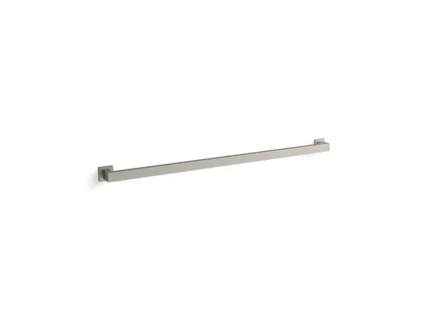 KOHLER Square 36" Grab Bar - Vibrant Brushed Nickel