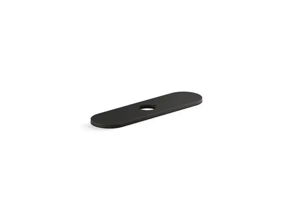 KOHLER Tone Three-hole Kitchen Faucet Escutcheon - Matte Black