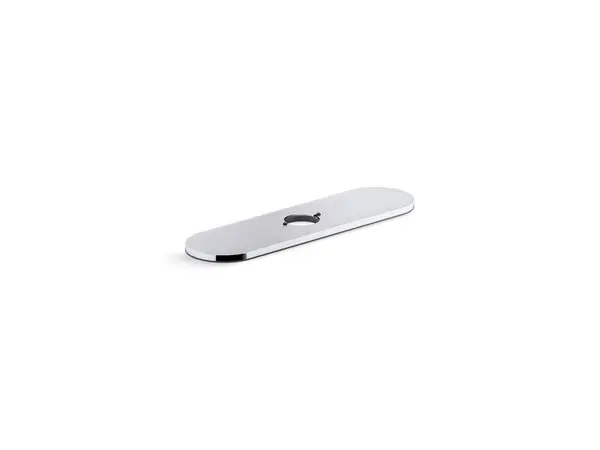 KOHLER Tone Three-hole Kitchen Faucet Escutcheon - Polished Chrome
