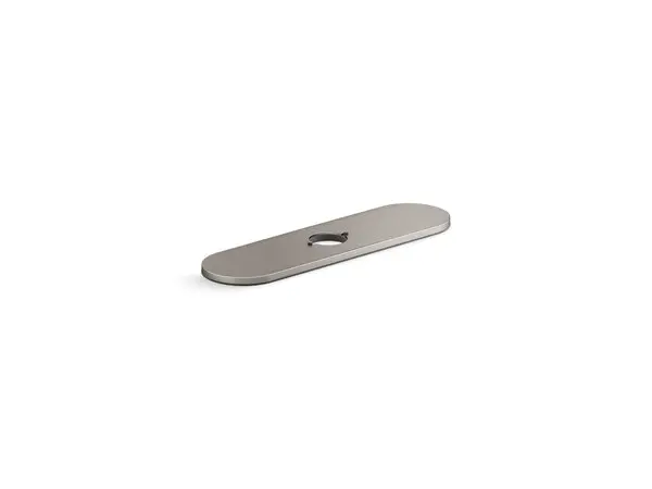 KOHLER Tone Three-hole Kitchen Faucet Escutcheon - Vibrant Stainless