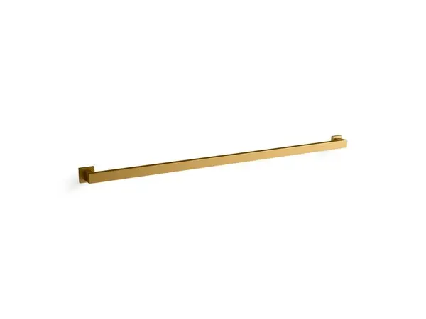 KOHLER Square 42" Grab Bar - Vibrant Brushed Moderne Brass