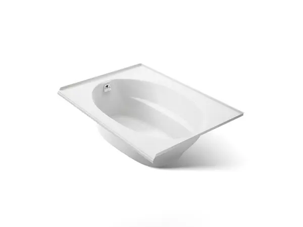 KOHLER Windward 60" X 42" Alcove Bath, Left Drain - One-color