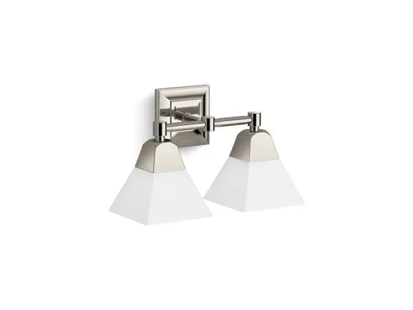 KOHLER Memoirs Two-light Sconce - Polished Nickel