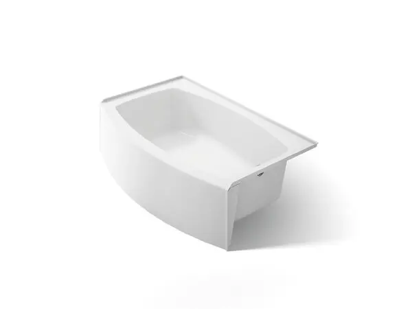 KOHLER Expanse 60" X 32" Alcove Bath, Right Drain - One-color