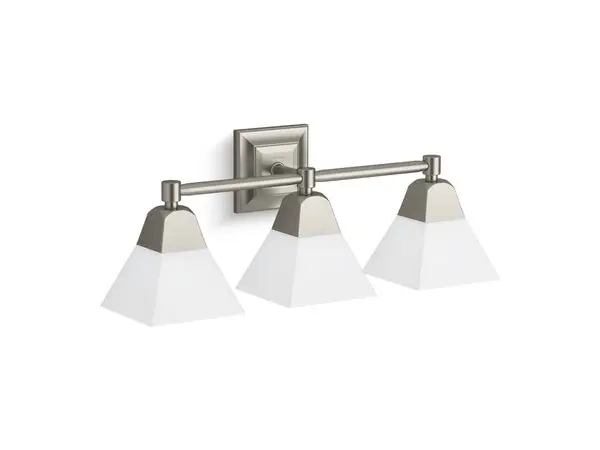 KOHLER Memoirs Three-light Sconce - Brushed Nickel