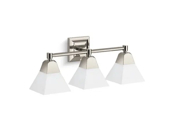 KOHLER Memoirs Three-light Sconce - Polished Nickel