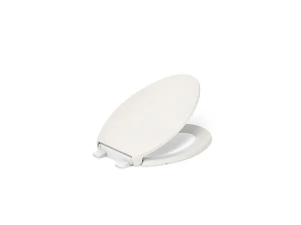 KOHLER Border Readylatch Quiet-close Elongated Toilet Seat With Antimicrobial Agent - Biscuit