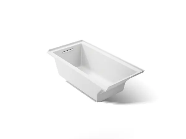 KOHLER Underscore 60" X 30" Alcove Bath With Bask Heated Surface, Left Drain - One-color