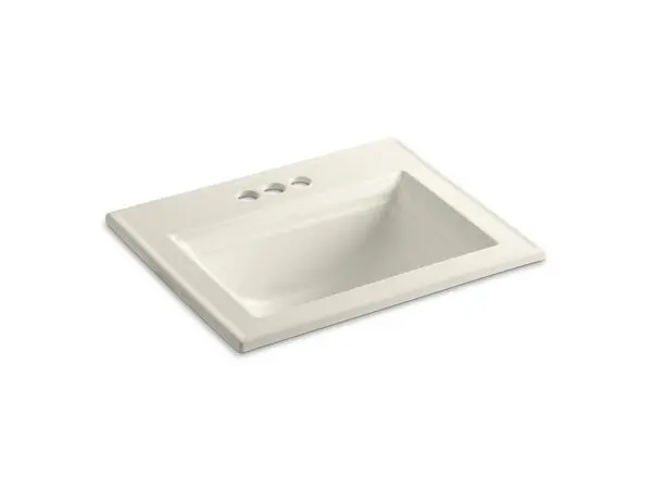 KOHLER Memoirs Stately 22-3/4" Rectangular Drop-in Bathroom Sink - One-color
