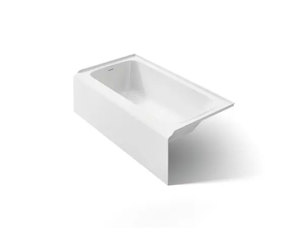 KOHLER Avec 60" X 32" Alcove Bath, Left Drain - One-color