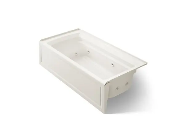KOHLER Archer 72" X 36" Alcove Whirlpool Bath, Right Drain - One-color