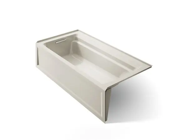 KOHLER Archer 72" X 36" Alcove Bath, Left Drain - One-color