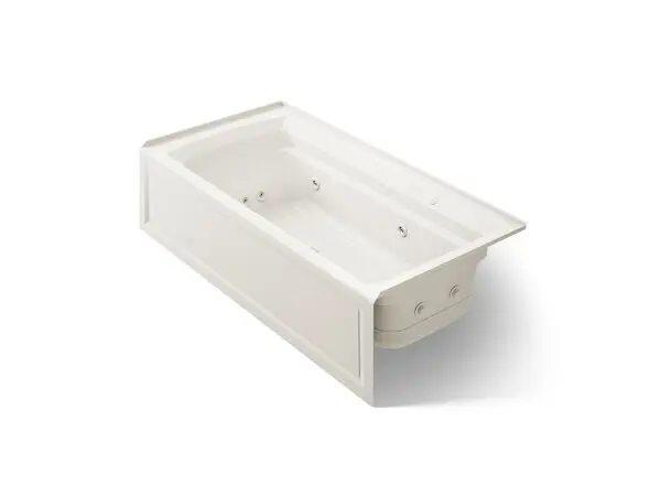 KOHLER Archer 72" X 36" Alcove Heated Bubblemassage Air Bath And Whirlpool, Right Drain - One-color