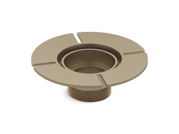 KOHLER Snapflo Floor Flange Kit, Brass