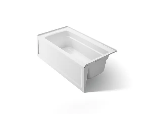 KOHLER Archer 60" X 32" Alcove Bath With Bask Heated Surface, Right Drain - One-color