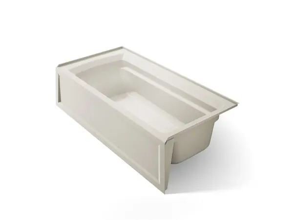 KOHLER Archer 72" X 36" Alcove Bath, Right Drain - One-color