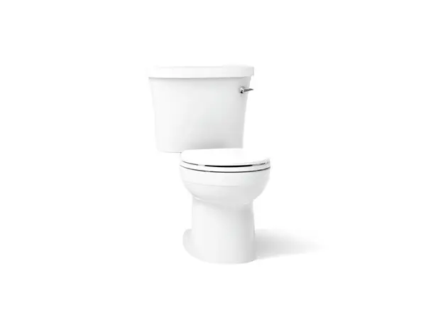KOHLER Kingston Two-piece Round-front Toilet, 1.28 Gpf - One-color