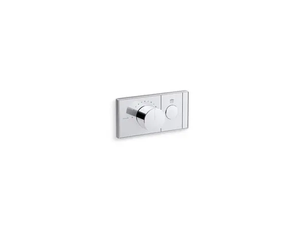 KOHLER Anthem One-outlet Recessed Mechanical Thermostatic Valve Control - Polished Chrome