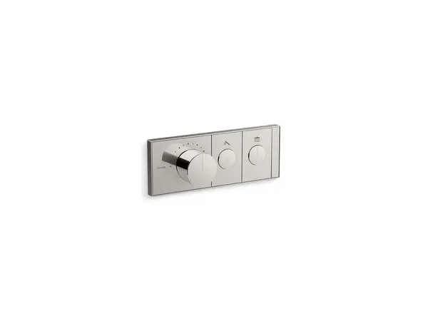 KOHLER Anthem Two-outlet Recessed Mechanical Thermostatic Valve Control - Vibrant Titanium