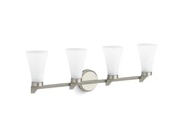 KOHLER Simplice Four-light Sconce - Brushed Nickel