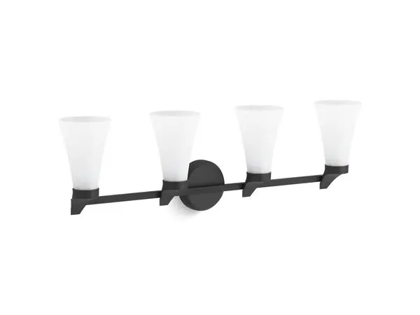 KOHLER Simplice Four-light Sconce - Matte Black