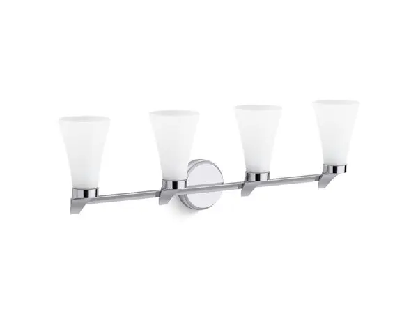 KOHLER Simplice Four-light Sconce - Polished Chrome