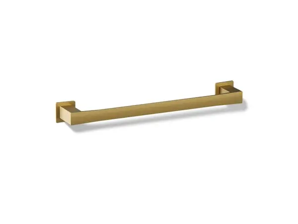 KOHLER Honesty 18" Towel Bar - Vibrant Brushed Moderne Brass