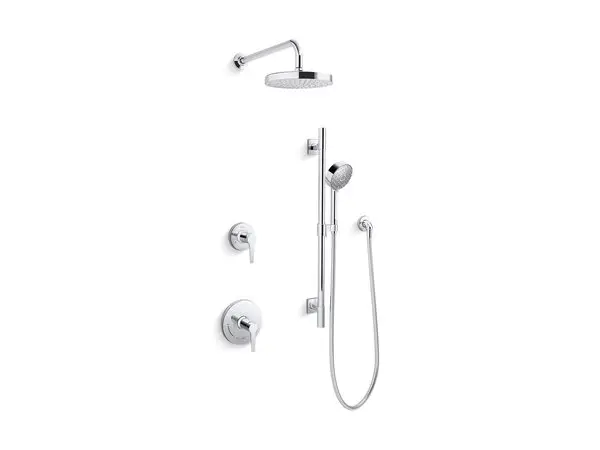 KOHLER Awaken Showering Kit, 1.75 Gpm - Polished Chrome
