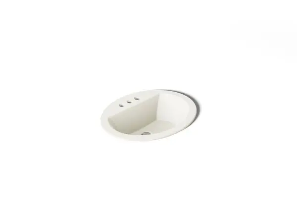 KOHLER Bryant 20-1/4" Oval Drop-in Bathroom Sink - One-color
