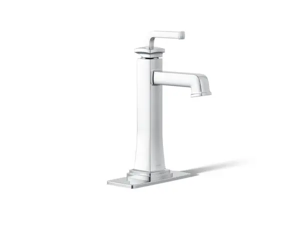KOHLER Riff Tall Single-handle Bathroom Sink Faucet, 0.5 Gpm - One-color