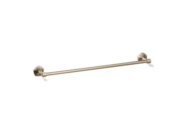 KOHLER Occasion 24" Towel Bar - Vibrant Brushed Bronze