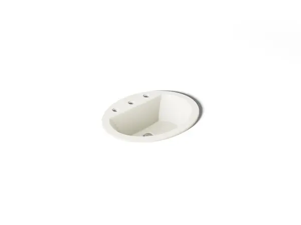 KOHLER Bryant 20-1/4" Oval Drop-in Bathroom Sink - One-color