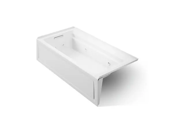 KOHLER Archer 72" X 36" Alcove Whirlpool Bath With Alcove, Left Drain - One-color