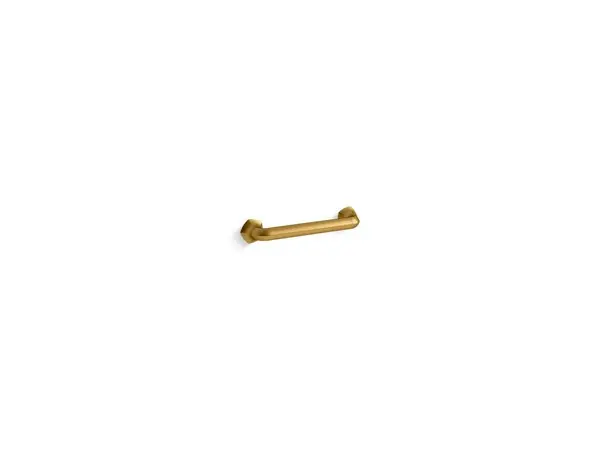 KOHLER Occasion 12" Grab Bar - Vibrant Brushed Moderne Brass