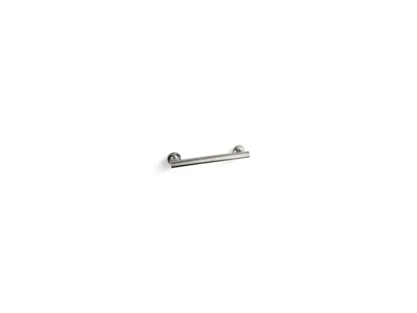 KOHLER Purist 12" Grab Bar - Vibrant Brushed Nickel