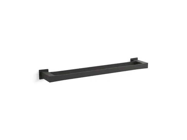 KOHLER Honesty 24" Double Towel Bar - Matte Black