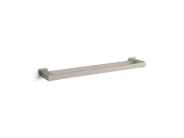 KOHLER Honesty 24" Double Towel Bar - Vibrant Brushed Nickel