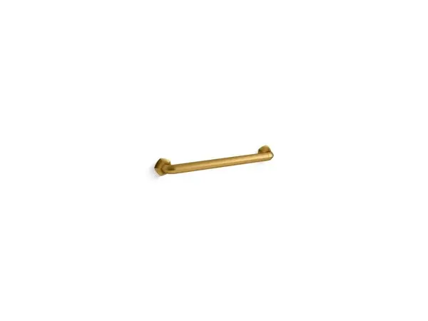 KOHLER Occasion 18" Grab Bar - Vibrant Brushed Moderne Brass