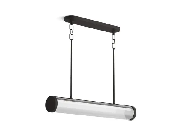 KOHLER Purist 34" Led Linear Chandelier - Matte Black